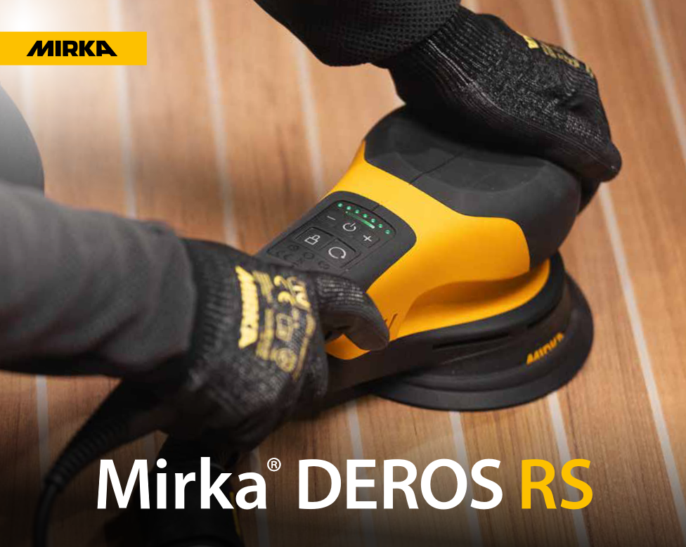 Nouvelle décapeuse Mirka® DEROS RS 600 | Abrasifs mirka